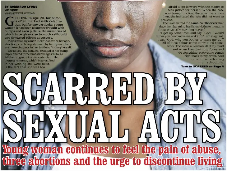 SCARRED BY SEXUAL ACTS - PressReader