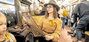 RIDING SUBWAY CARS OF 1930S NEW YORK — AND DRESSING THE PART - PressReader