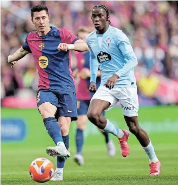 LEWANDOWSK­I BACK FOR BARCA WITH LA LIGA CHAMPIONSH­IP IN SIGHT - PressReader