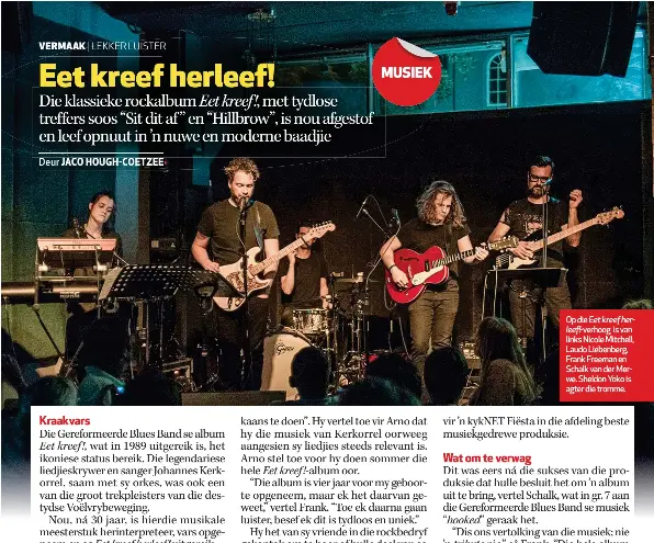 Die klassieke rockalbum Eet kreef! kry ’n nuwe baadjie - PressReader