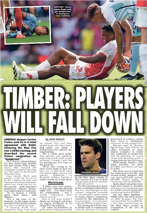 TIMBER: PLAYERS WILL FALL DOWN - PressReader