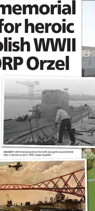 Plans for memorial in Rosyth for heroic crew of Polish WWII sub, the ...