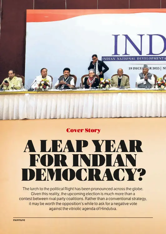 A LEAP YEAR FOR INDIAN DEMOCRACY? - PressReader