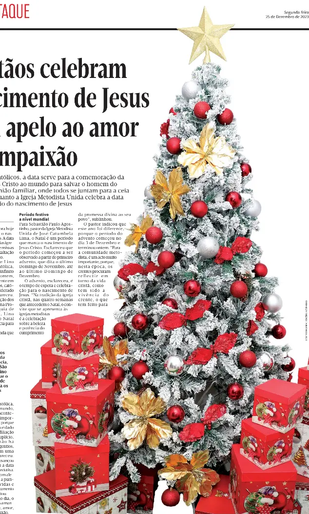 Cristãos celebram nascimento de Jesus com apelo ao amor e compaixão ...