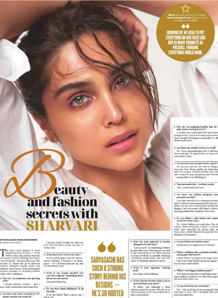 Beauty and fashion secrets with SHARVARI - PressReader