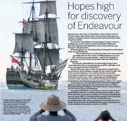 Hopes high for discovery of Endeavour - PressReader