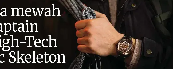 Cita rasa mewah Rado Captain Cook High-tech Ceramic Skeleton - PressReader