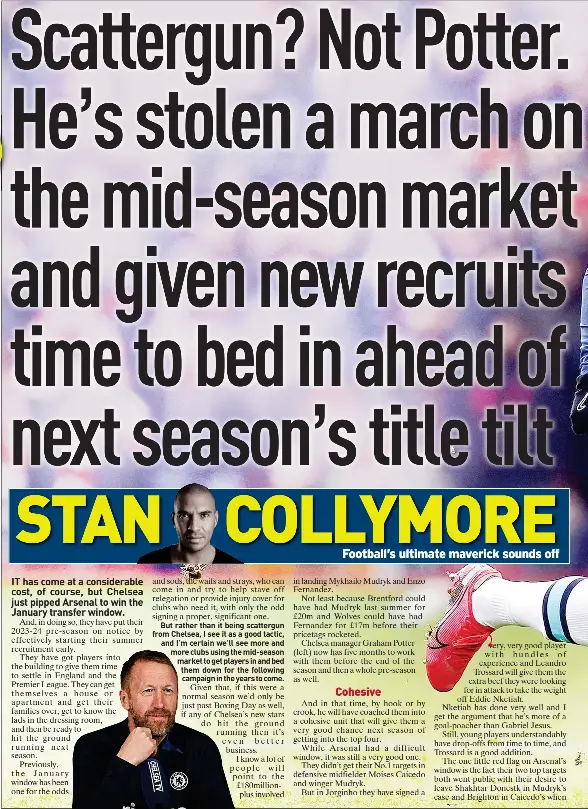 Scattergun? Not Potter. He’s stolen a march on the mid-season market and given new recruits time ...