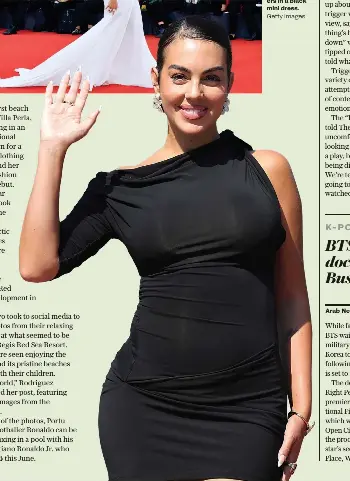 Georgina Rodriguez hits the red carpet in Venice - PressReader