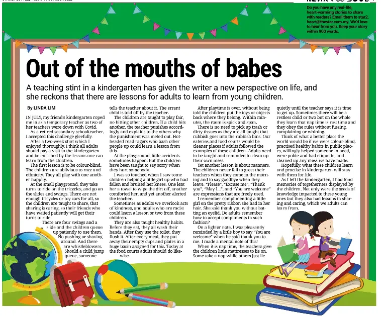 Out of the mouths of babes - PressReader
