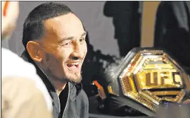 Holloway seeks to make mark in LV UFC 245 - PressReader