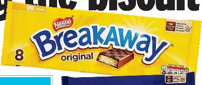 Taking the biscuit After giving Caramac the sack.. now they take away Breakaway - PressReader
