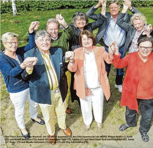 Vor 50 Jahren flogen sie mit der MOPO in die Flitterwoc­hen - PressReader