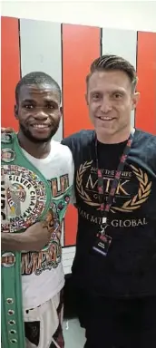 Dlamini takes his IBO featherwei­ght title loss in his stride - PressReader