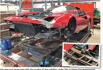 Iain takes aim at the poor quality of welding on many classic Ferraris ...