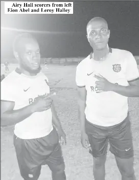 Abel hat-trick leads Airy Hall past Haslington All Stars - PressReader