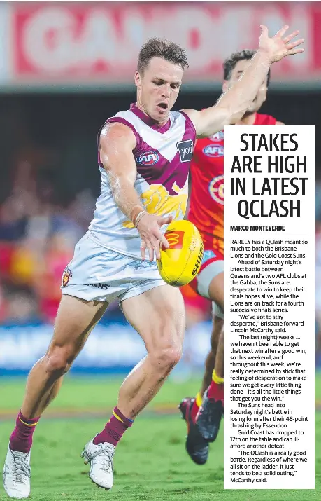 STAKES ARE HIGH IN LATEST QCLASH - PressReader