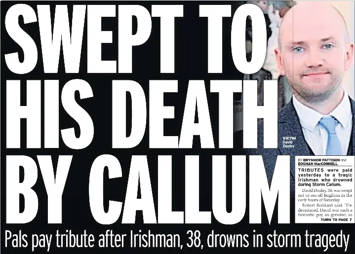 SWEPT TO HIS DEATH BY CALLUM - PressReader