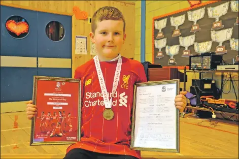 Jordon scores at Liverpool Football Academy - PressReader
