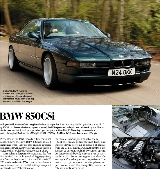 BMW 850CSi - PressReader
