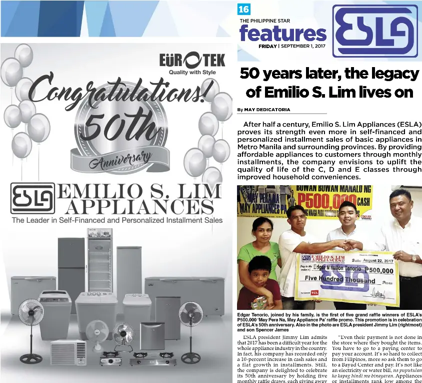 50 years later, the legacy of Emilio S. Lim lives on - PressReader
