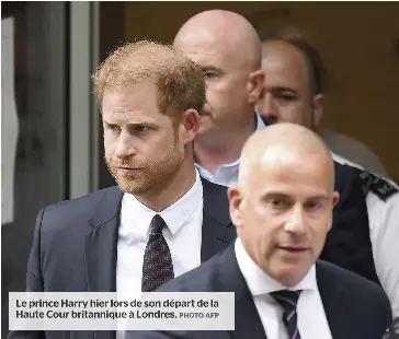 Le prince Harry dénonce l’intrusion de la presse - PressReader
