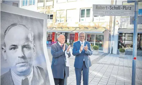 Robert-Scholl-Platz in Ulm eingeweiht - PressReader
