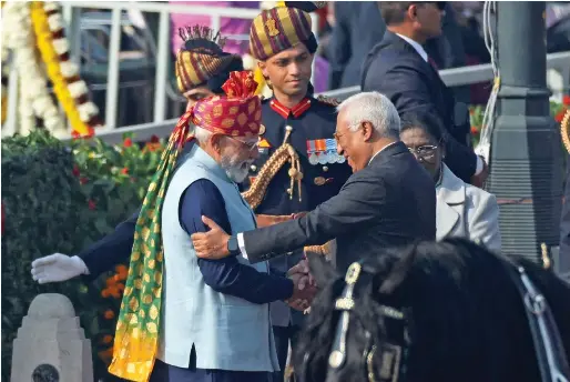 India fetes EU at Republic Day parade ahead of trade deal - PressReader