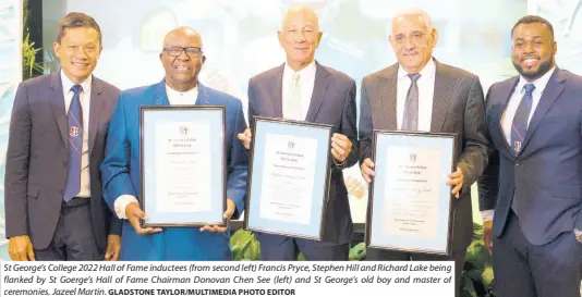 Three inducted into St George's College's Hall of Fame - PressReader