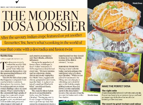THE MODERN DOSA DOSSIER - PressReader