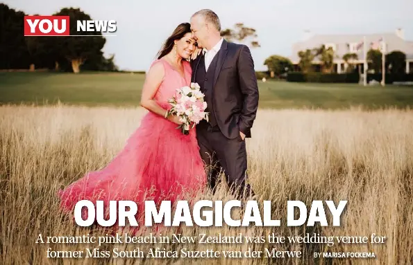Former Miss SA Suzette van der Merwe weds - PressReader