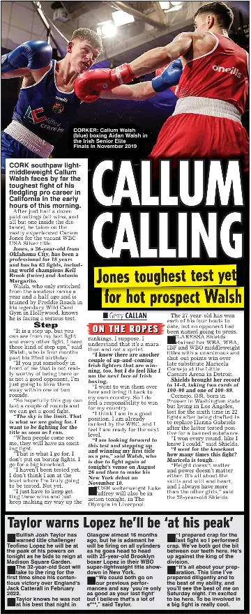 CALLUM CALLING - PressReader