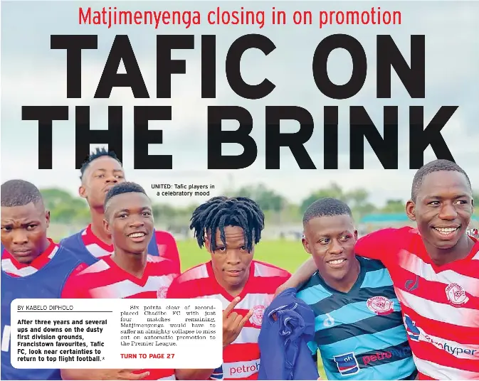 TAFIC ON THE BRINK - PressReader