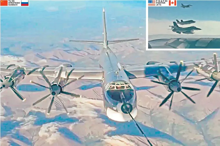 US intercepts Russian and Chinese bombers - PressReader