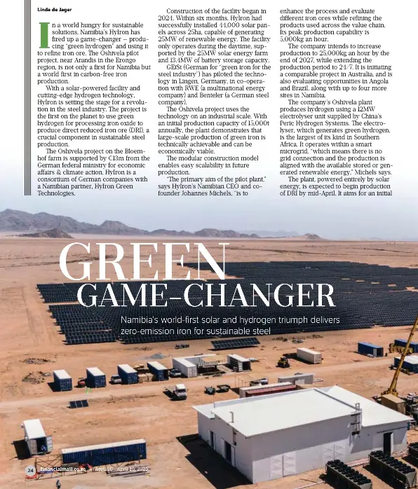 GREEN GAME-CHANGER - PressReader