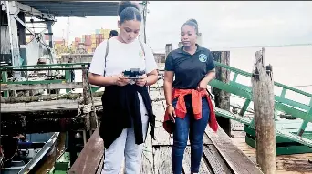 Barima-Mora girls using drones to monitor mangroves, underwater systems - PressReader