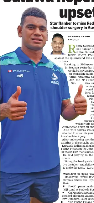 Salawa hopeful of upset win - PressReader