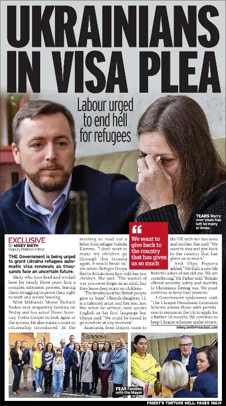 UKRAINIANS IN VISA PLEA - PressReader