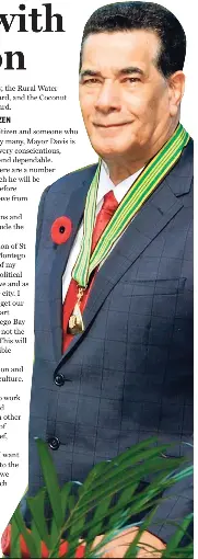 Homer Davis conferred with the Order of Distinctio­n - PressReader