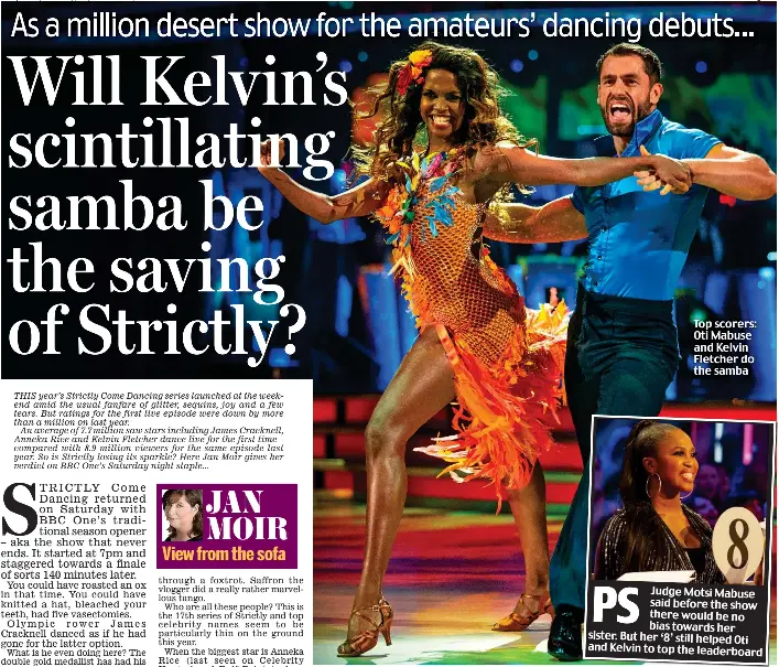 Will Kelvin’s scintillat­ing samba be the saving of Strictly? - PressReader