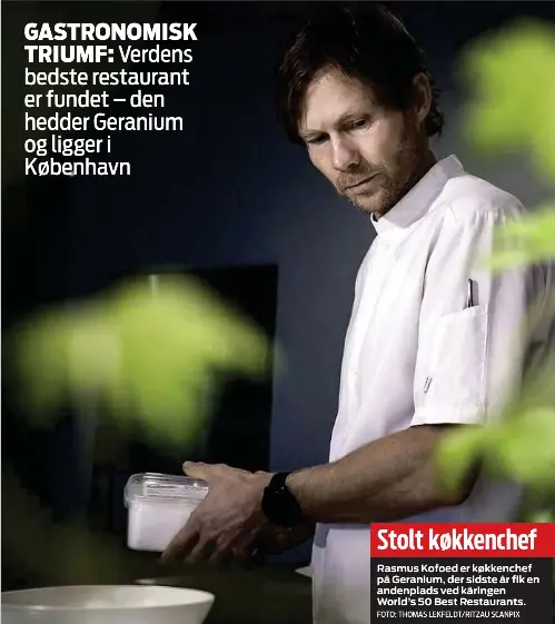 DANSK RESTAURANT ER VERDENS BEDSTE - PressReader