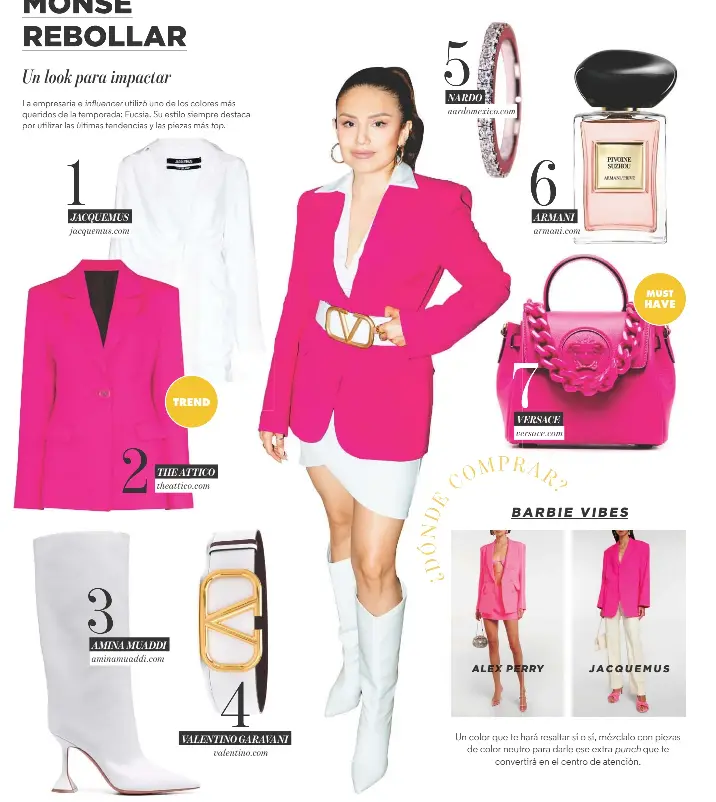 El outfit de la quincena que buscamos recrear es el de MONSE REBOLLAR. - PressReader