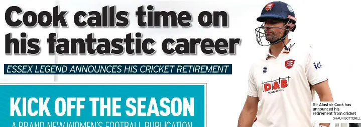 Cook calls time on his fantastic career - PressReader