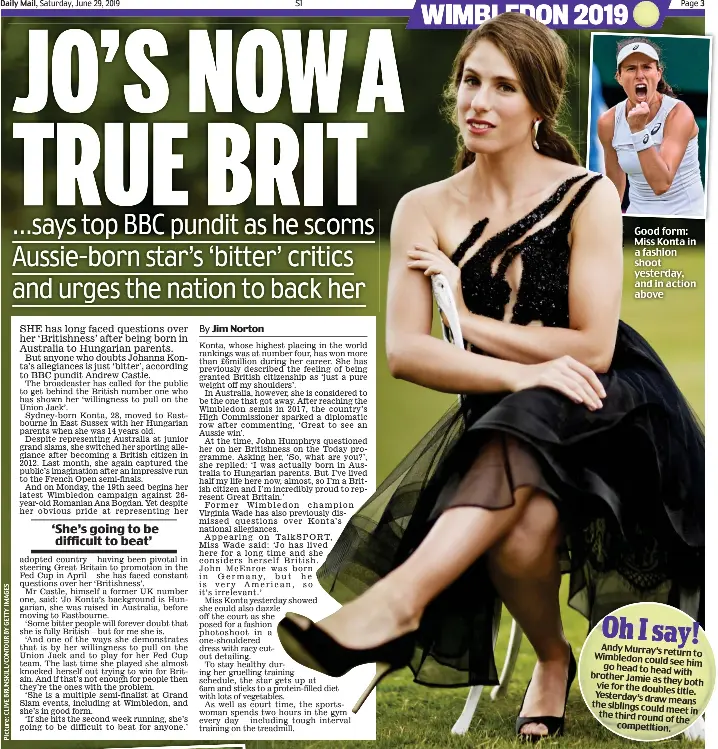 JO’S NOW A TRUE BRIT - PressReader