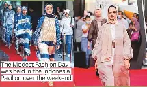 Expo 2020 ramps up for modest fashion - PressReader
