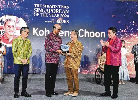 Dignity Kitchen founder Koh Seng Choon named ST Singaporea­n of the ...