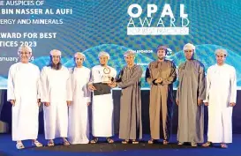 OQ receives four OPAL awards for best practices in energy sector - PressReader
