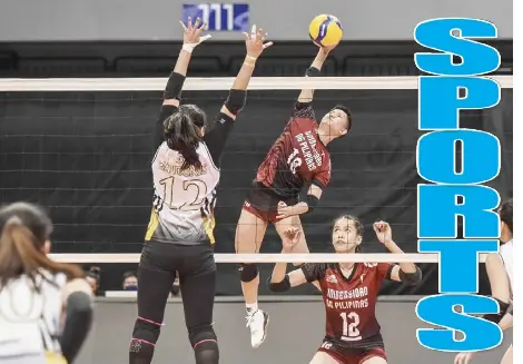 UP goes 3-0 in UAAP women’s volleyball - PressReader
