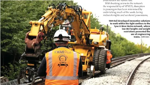 TXM RAIL MEETS METRO CHALLENGES - PressReader