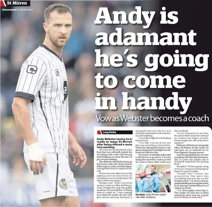 Andy is adamant he’s going to come in handy - PressReader